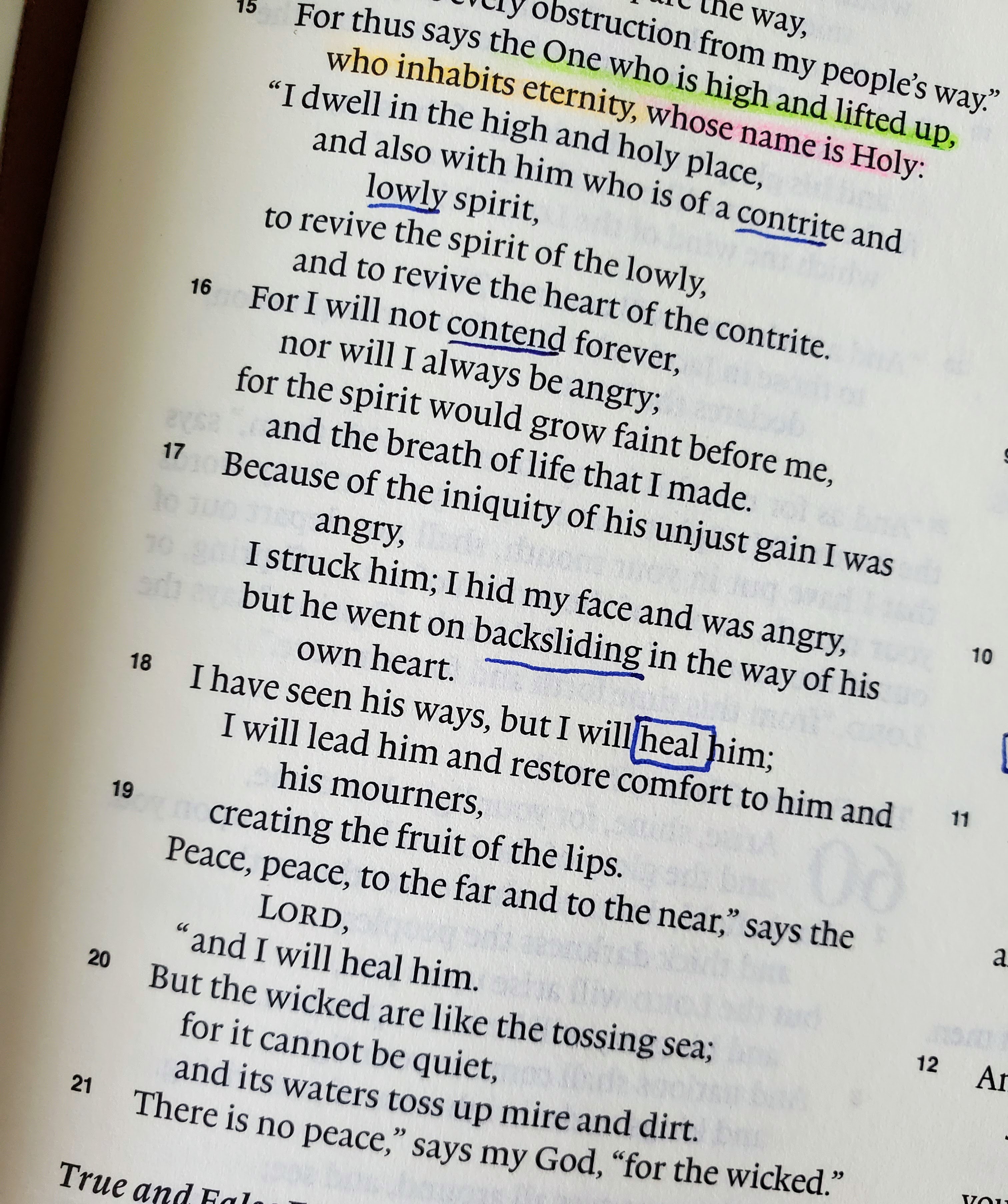Isaiah 57:17-19: I will heal | Impartial Christian Ministries